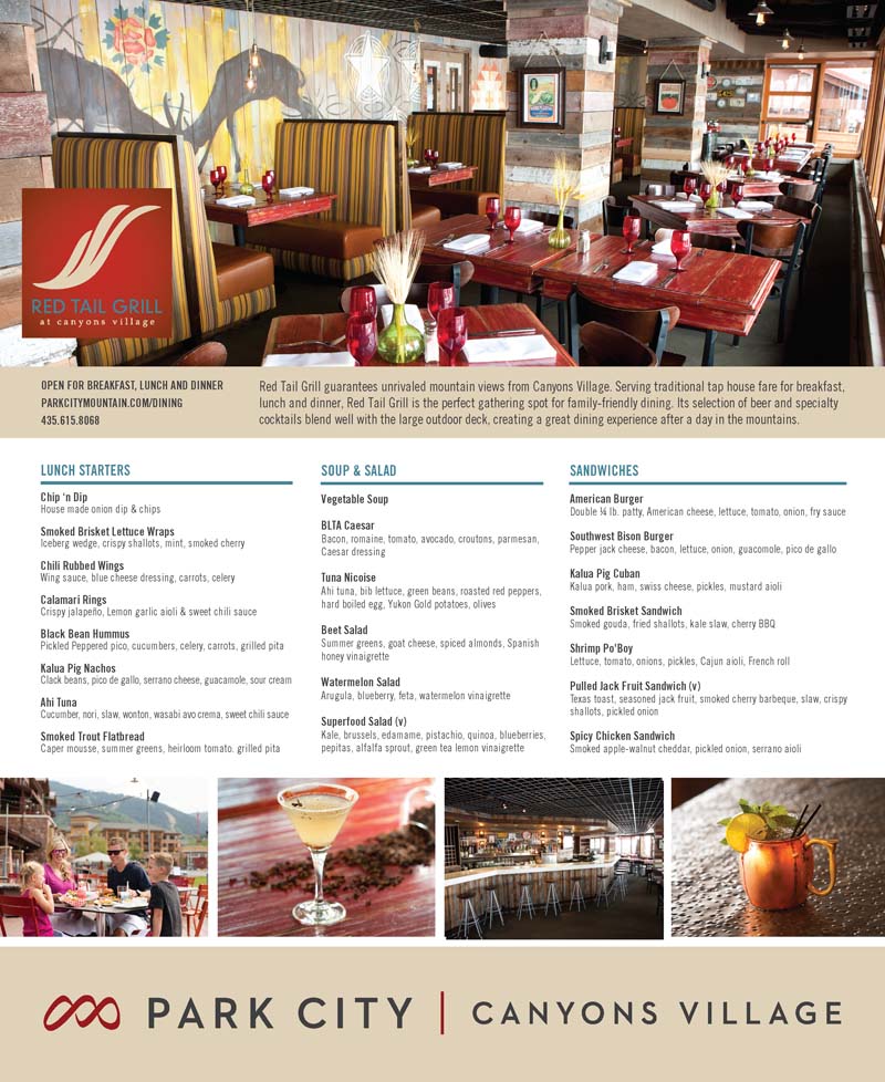 Red Tail Grill - Canyons Village - Mountain